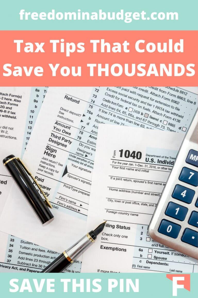 9 Most Common Overlooked Tax Deductions – Freedom In A Budget