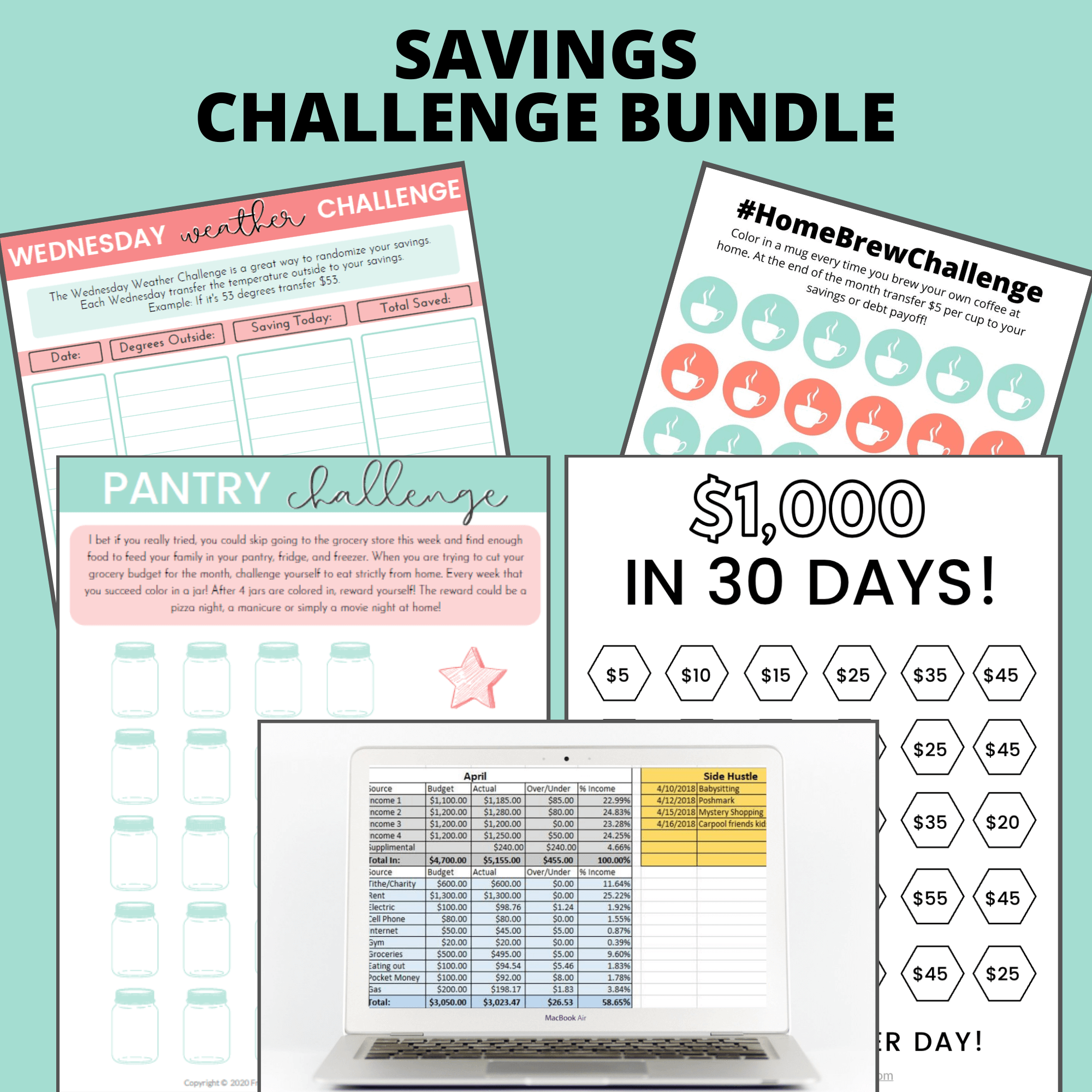 5 EASY Savings Challenges That Will Help You Save THOUSANDS in 2023 ...