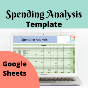 EASY Spending Analysis Template in Google Sheets – Freedom In A Budget