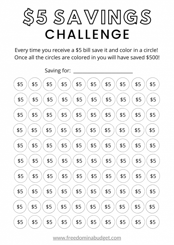 ULTIMATE List of EASY Savings Challenges That Will Help You Save ...