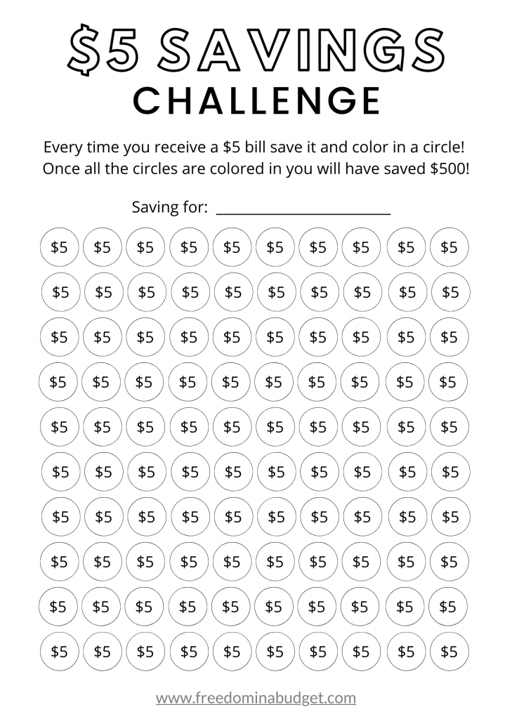 ULTIMATE List of EASY Savings Challenges That Will Help You Save ...