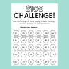 $100 Challenge Printable! – Freedom In A Budget