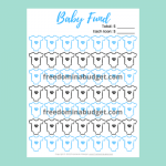 Baby Fund Savings Tracker Printable – Freedom In A Budget