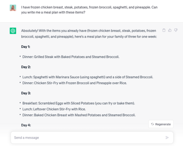 I Asked AI To Meal Plan For Me… Here’s How It Went (with ChatGPT ...